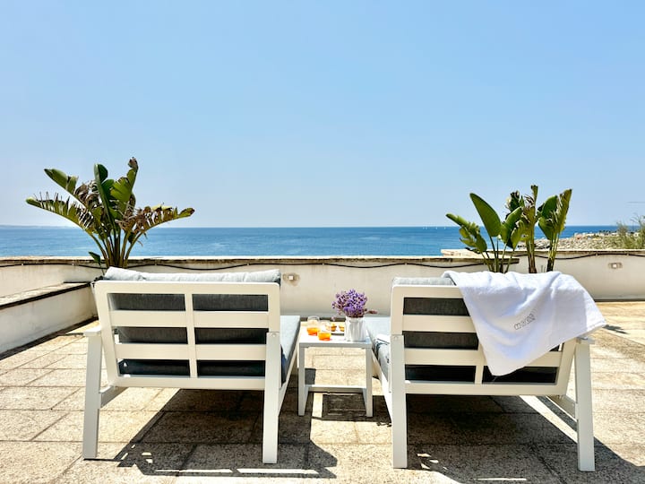 Villa Fronte Mare Terrazzo Salento-mareacollection - Nardò