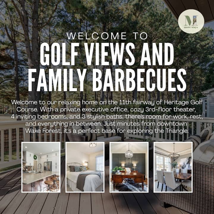 Golf Views And Family Barbecues - Wake Forest, NC