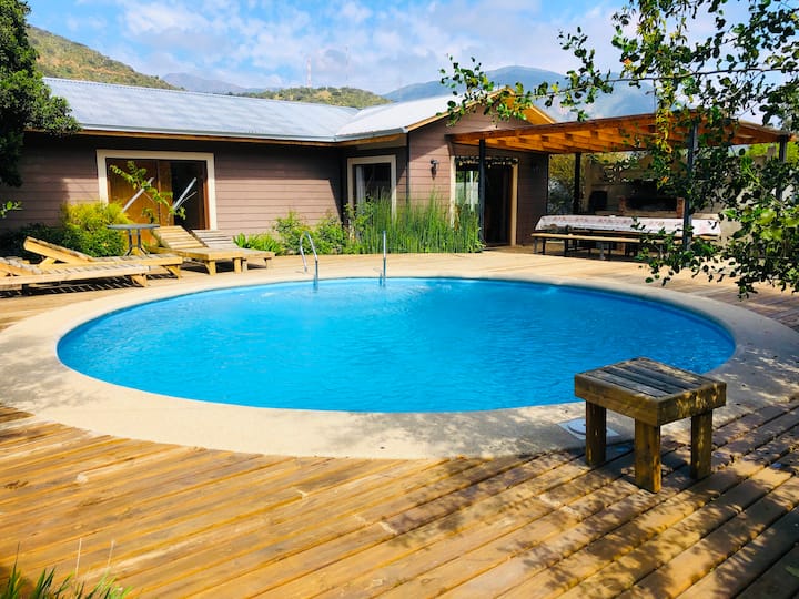 Hermosa Cabaña Con Tinaja - Olmué