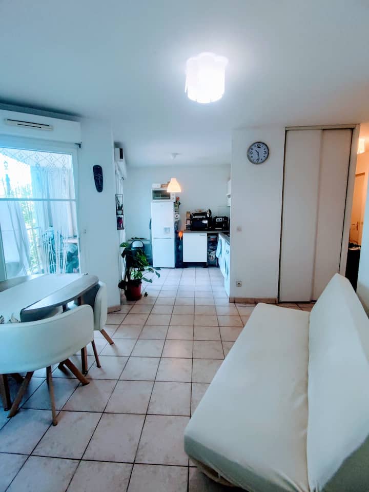 Chambre Privée à Port Marianne + Parking Privé - Lattes