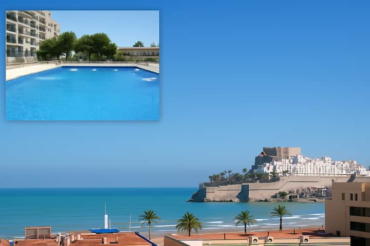 Idealmente Situado, Piscina, Garaje E Internet. - Peniscola