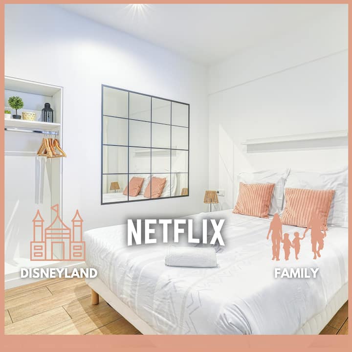 Inaya : Maison Familiale 30m2 Proche Disneyland - Esbly