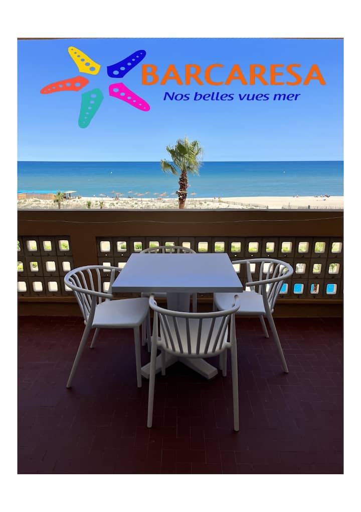 Barcaresa-appartement Face Mer Et Piscine Garage - Le Barcarès