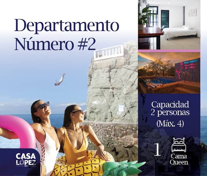 Casa Lopez Mzt / Condo 2 Of 9 / Rooftop Pool - Sinaloa