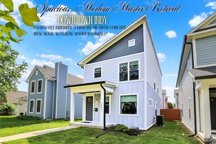 Modern Spacious Master Retreat Downtown - Indiana (State)