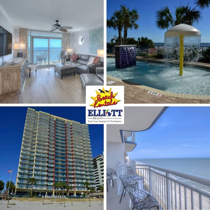 Grand Atlantic 1807 - Oceanfront 4 Bed/3 Bath Condo - Accommodates 12 - Myrtle Beach
