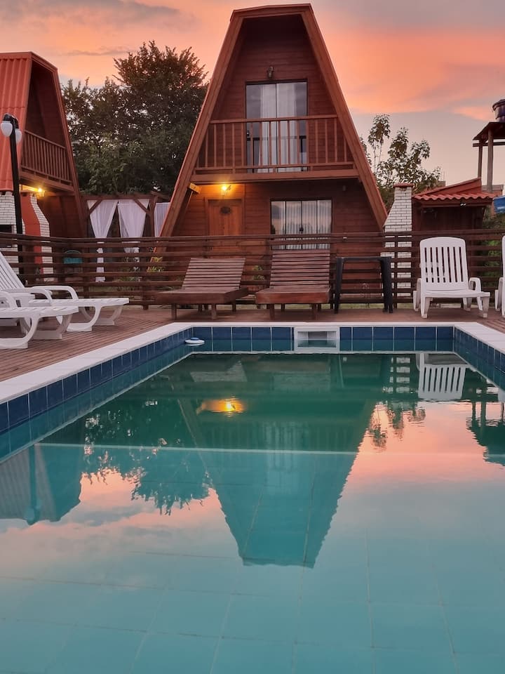 Chalés Ilha Da Mata_clima De Campo Na Praia_ch 1 - Florianópolis