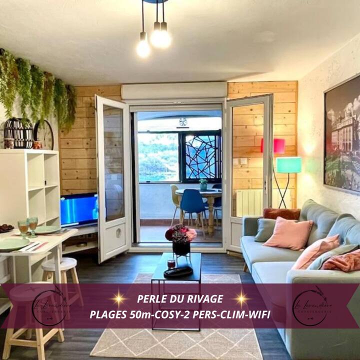 Perle Du Rivage - Plage 50m | Clim | Wifi | 2 Pers - Fos-sur-Mer