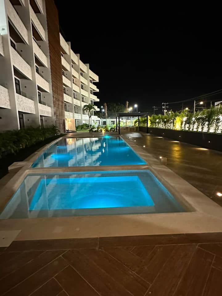 Queen Angel Condo Avec Piscine - Cozumel