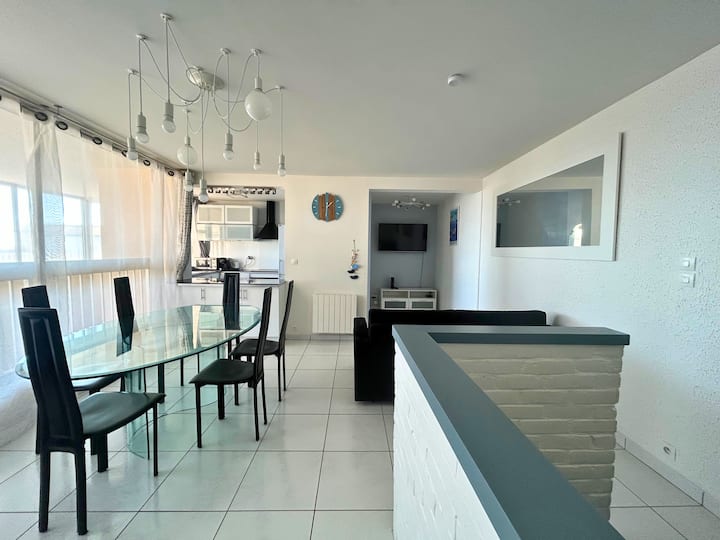 Duplex Moderne 6pers - Clim -  Piscine -  Vue Mer - Le Lavandou