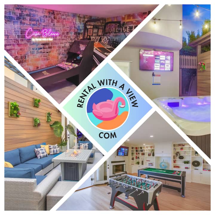 Ultimate Getaway: Spa, Game Rooms, Firepit, Views - サンディエゴ