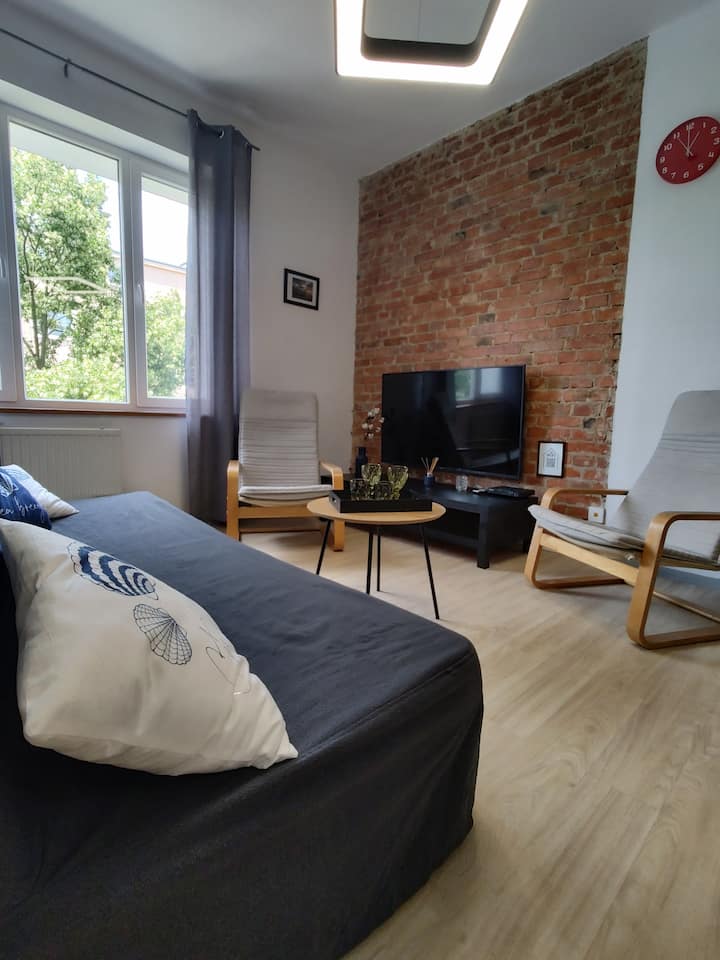 Well Commuted 4-pers. Apartment - Gdynia