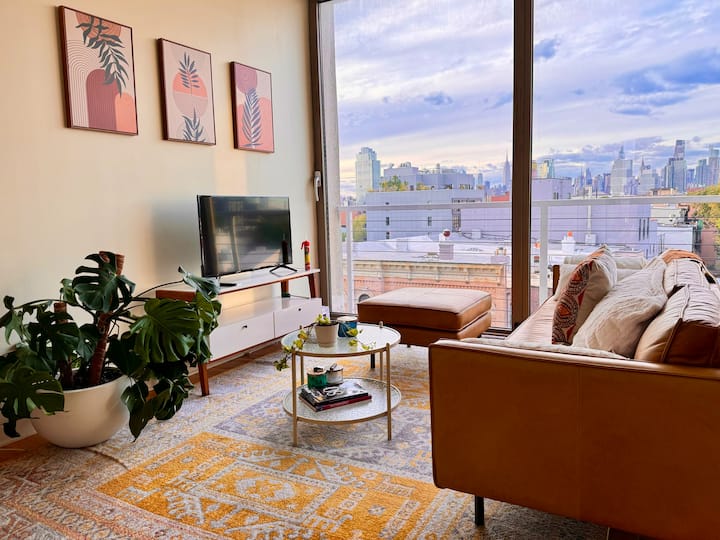 Warm Contemporary 1 Br With Manhattan Views - New York