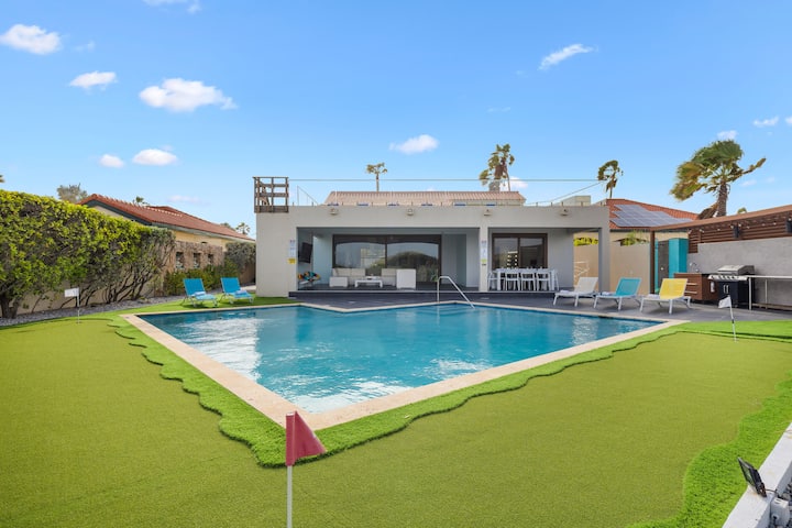 Fairway View - Gated Large Pool 4 Mins To Beach - Aruba