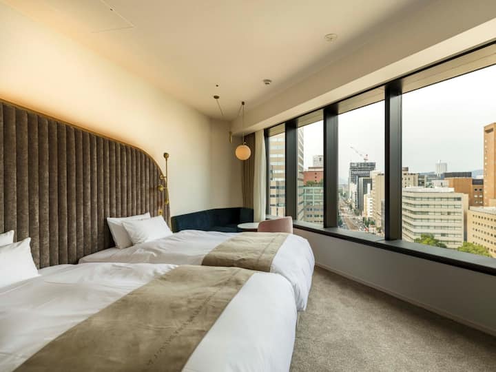 [No Meals] Hotel/deluxe Twin/panoramic/2 People - Hiroshima