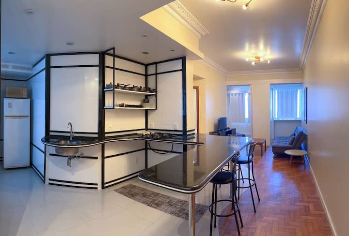 "Bella Vista" 2 Quartos Vista Mar Leme - Rio de Janeiro