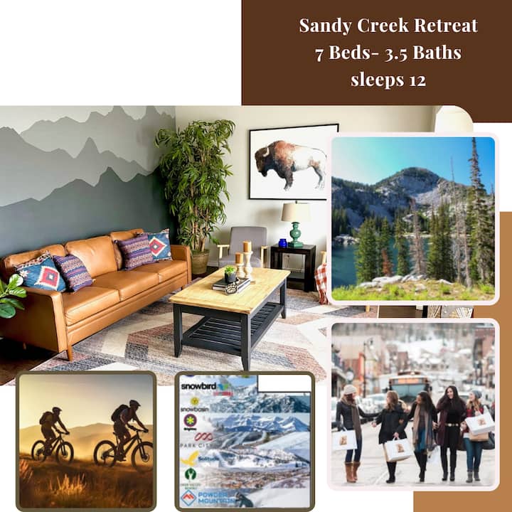 Spacious *Nearcanyons*rsl*hs & Expocenter*2gbfiber - Sandy, UT