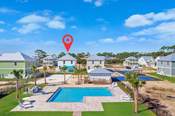 Luxury Beach Retreat Pool, Pickleball, 5 King Beds - Cape San Blas, FL