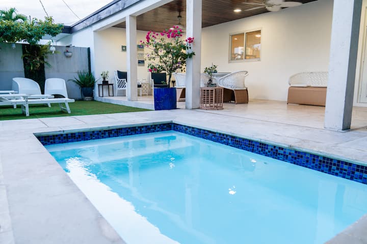 D'mauchi House/coral Gables/miami/pool/beach20min - 코럴게이블즈