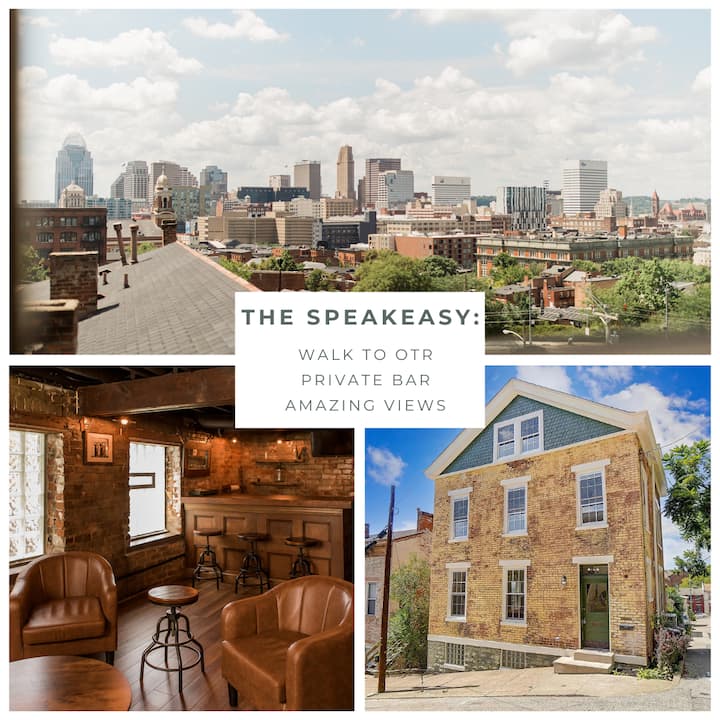 Speakeasy Vibes & Skyline Views | Walk To Otr - Cincinnati, OH