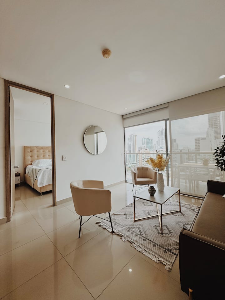 Apartamento Moderno Con Hermosa Vista - Cartagena