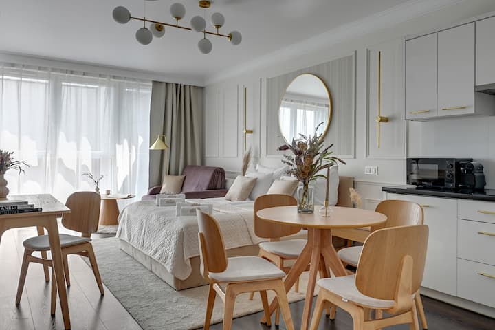 City Center | Parking | Sadova Studio B | Balcony - Gdańsk