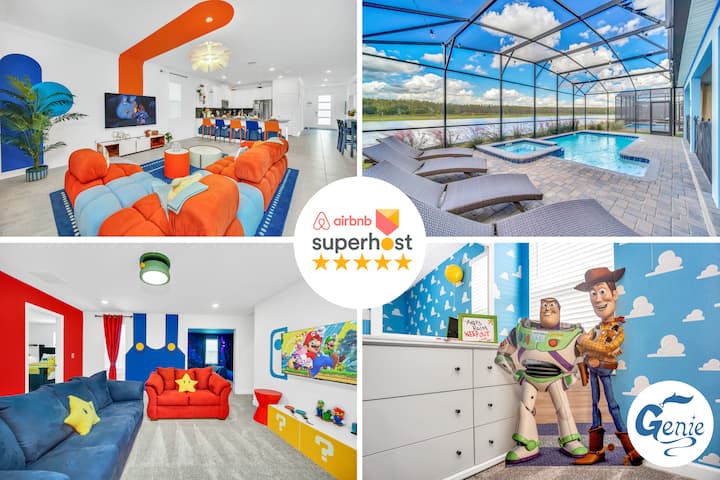 Sleep 18•lakeview•hot Tub•pool•jacuzzi•cinema•game - Kissimmee, FL