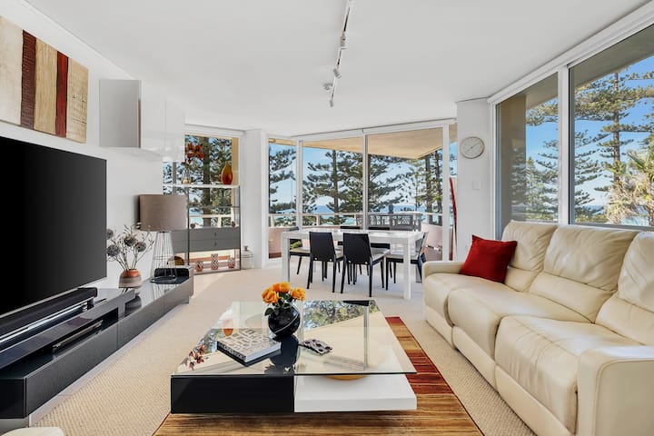 Unbeatable Beachfront Views 3 Mins Walk The Corso - Manly