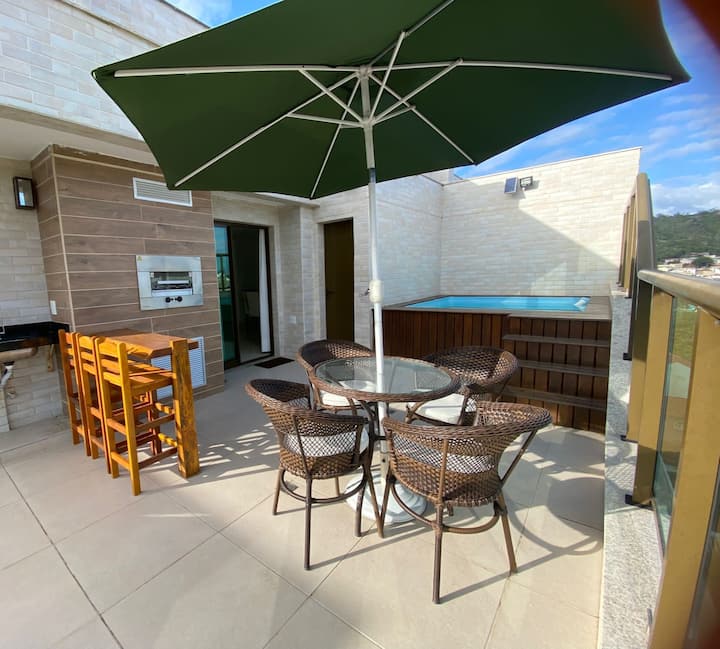 Penthouse With Private Pool And Ocean View - Arraial do Cabo