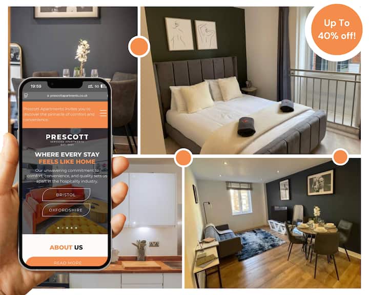 Contemporary Abbey Yard By Prescott Apartments - Wantage