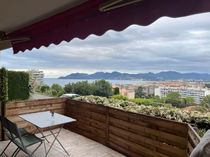 Lejlighed Med Panoramaudsigt 400 M Til Sand Strand - Cannes