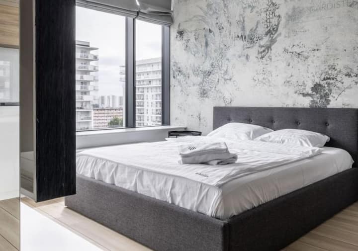 High Floor Studio Close To The Beach - Danzig
