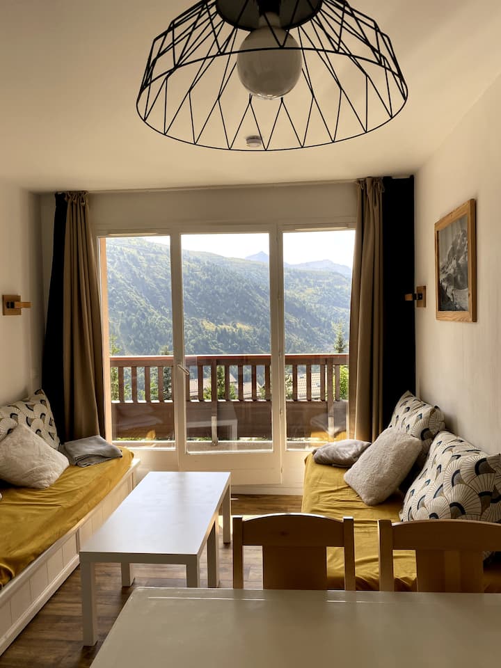 Vue Imprenable, Appart Cosy à Valmeinier 1900 - Valmeinier