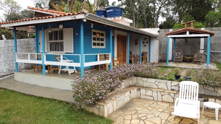 Chalé Aconchegante Familiar Em Chácara - Ibiúna