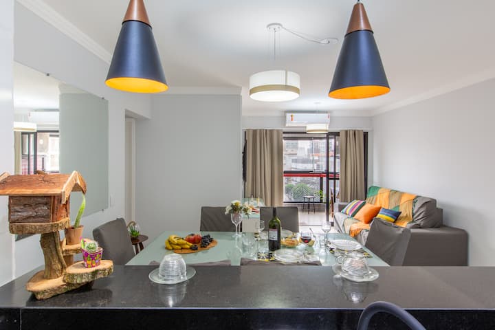 Appt 2 Chambres, Piscine. Garage, Air Et 2 Salles - Guarujá