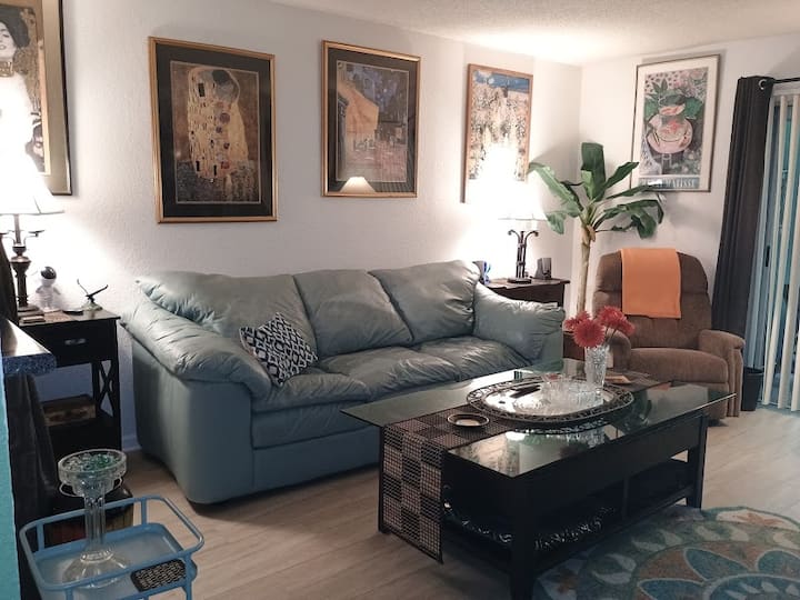 King Bed/pool/creek, 1/1 Artsy Condo 2 Mi. To Uf! - Lake Alice, FL