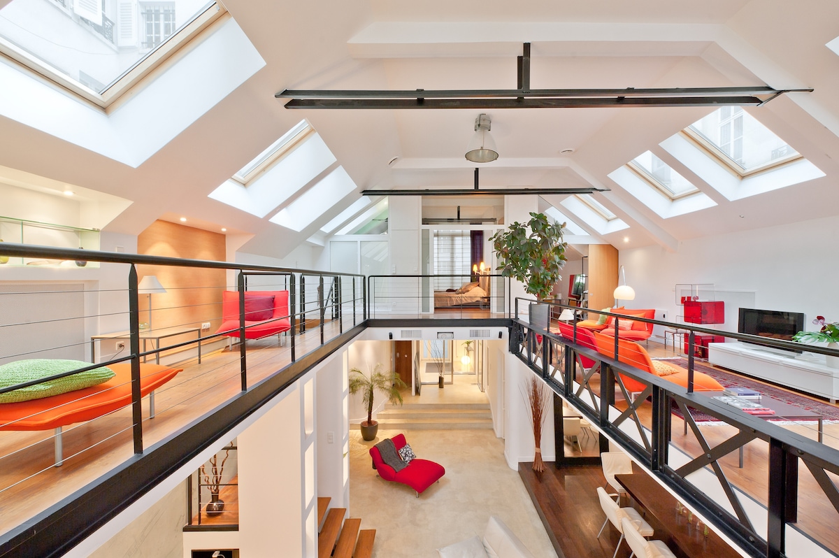 Unique Loft: Eiffel Architecture, Central Paris - Lofts for Rent in Rue ...