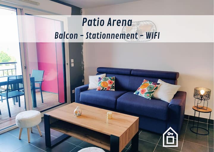 Patio Arena - T2, Terrasse, Parking - Bayona, Francia