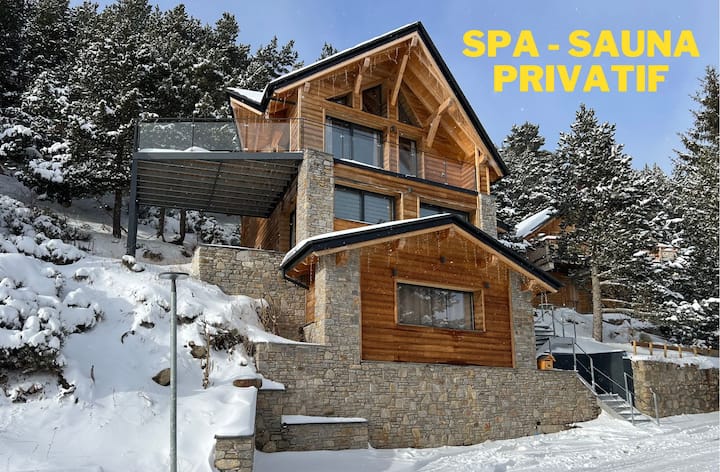 Chalet Spa Et Sauna Privatif Aux Angles - Formiguères