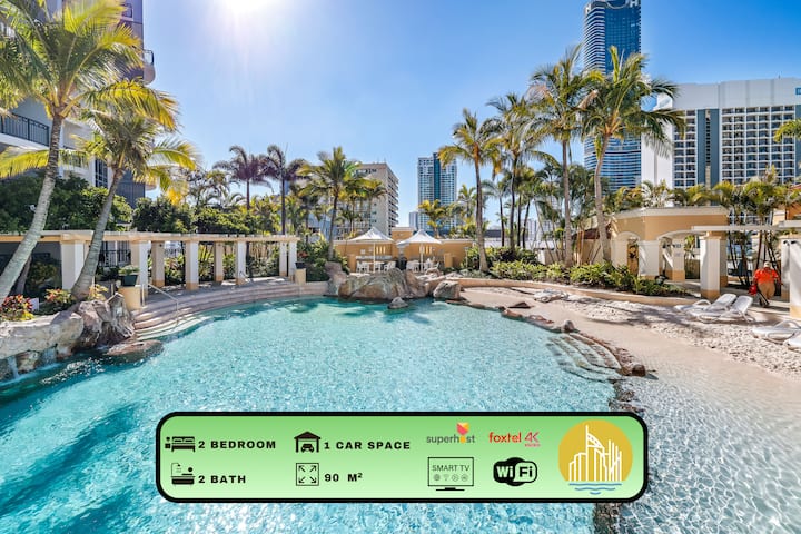 Superhost 2bedroom Chevron Renaissance Lv 37 Ocean - Surfers Paradise