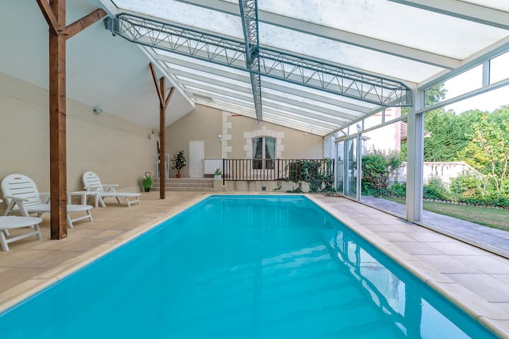 Manoir Vallée Du Lys 30 Pers Piscine/grand Jardin - Indre-et-Loire