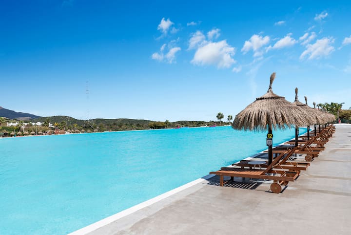 Alcazaba Lagoon With Jacuzzi And Private Beach - Manilva