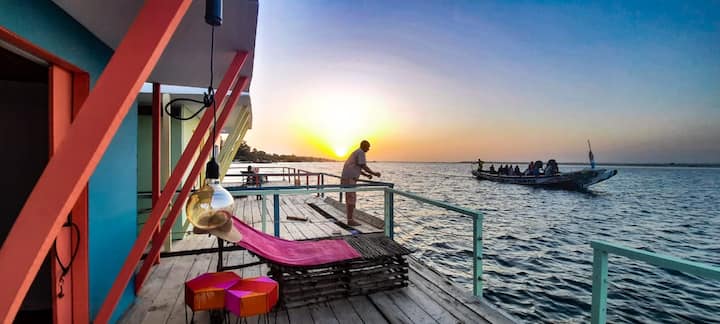 Cabane Flottante 2, Ile De Marlodj - Sénégal