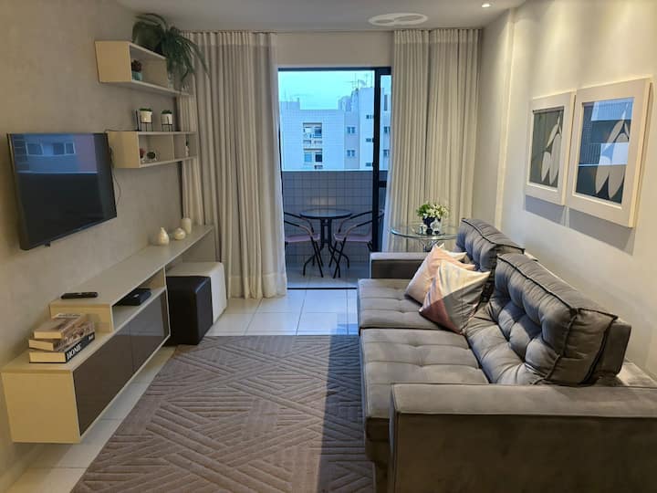 Maravilhoso Quarto E Sala A 350m Da Praia - Maceió