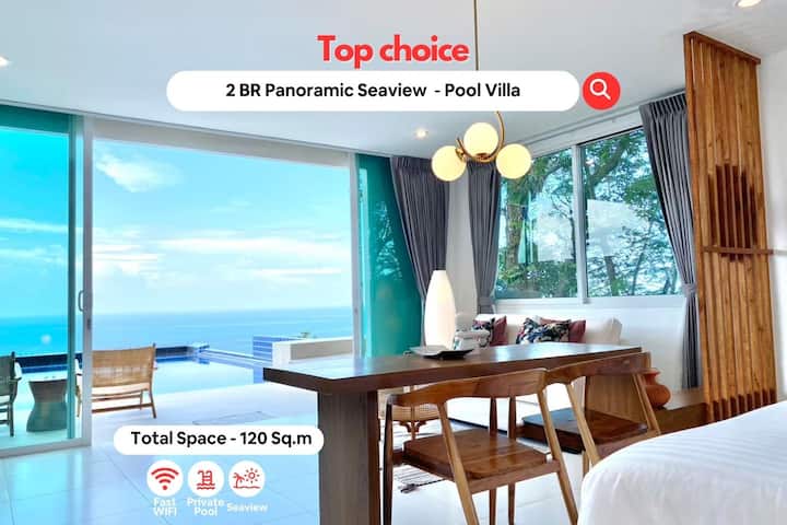 A Charm Two Bedroom Seaview With Private Pool - Phuket