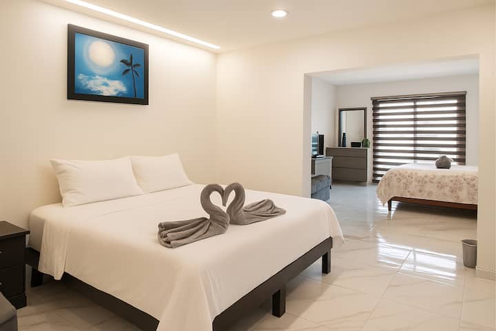Sunset Suite Lujo Y Cerca De La Playa 12 Huéspedes - Mazatlán