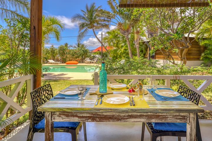 Bungalow Créole Dans Jardin Tropical Avec Piscine - Réunion