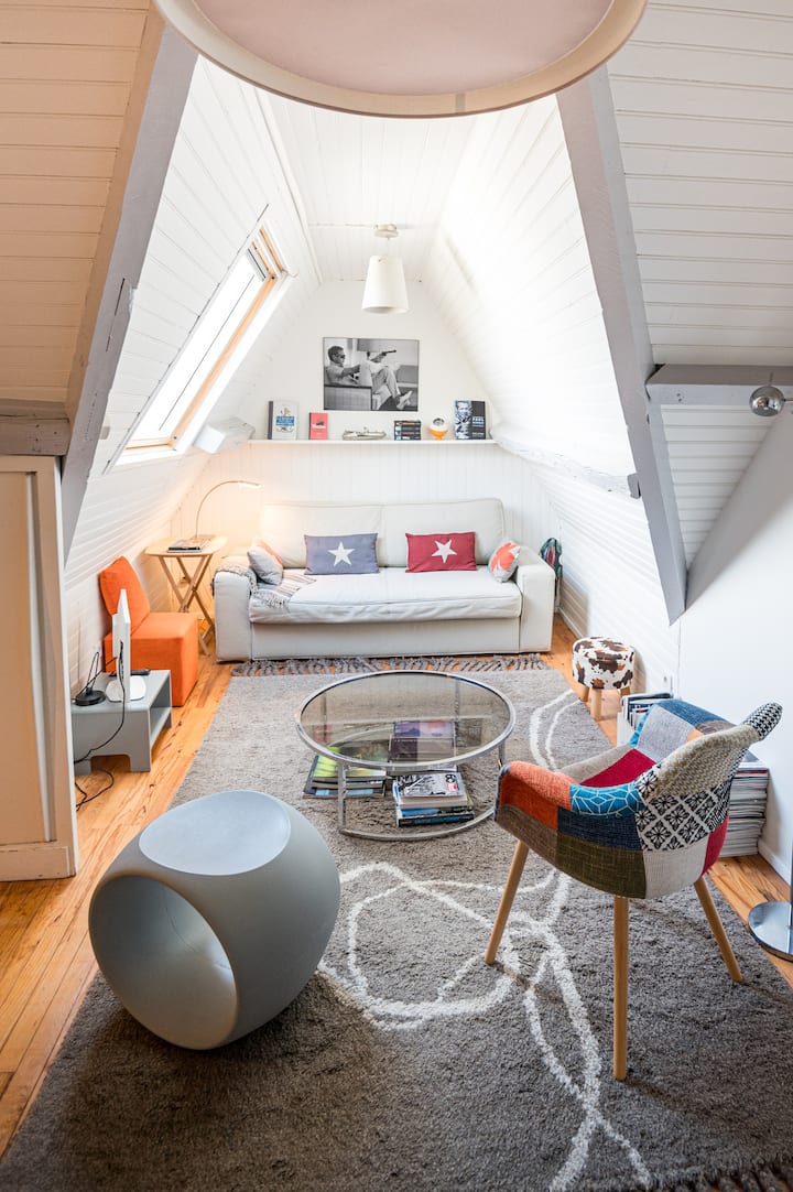 Duplex éLégant 59m2, Cœur De Ville, Vue Sur Mer - Villers-sur-Mer