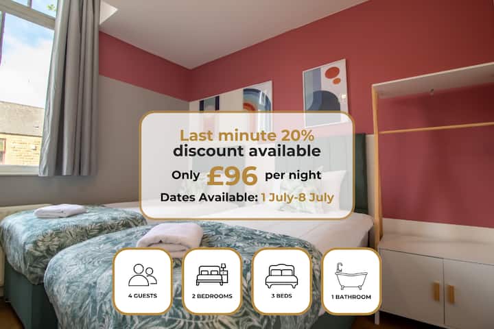 Stay 7+ Nights | Save 15% | 2br For Groups - Gateshead