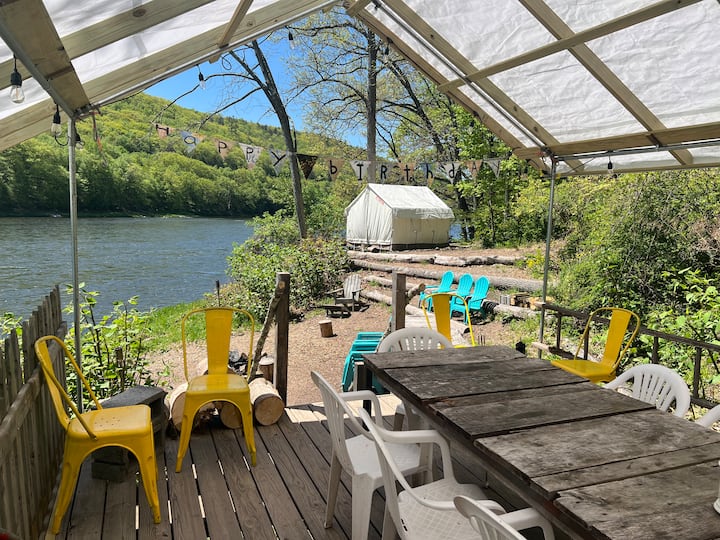 River's Edge Sunset Campsite - Pocono Mountains, PA